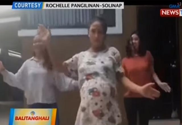 Rochelle, hindi nagpaawat sa pagsayaw kahit buntis | Balitambayan