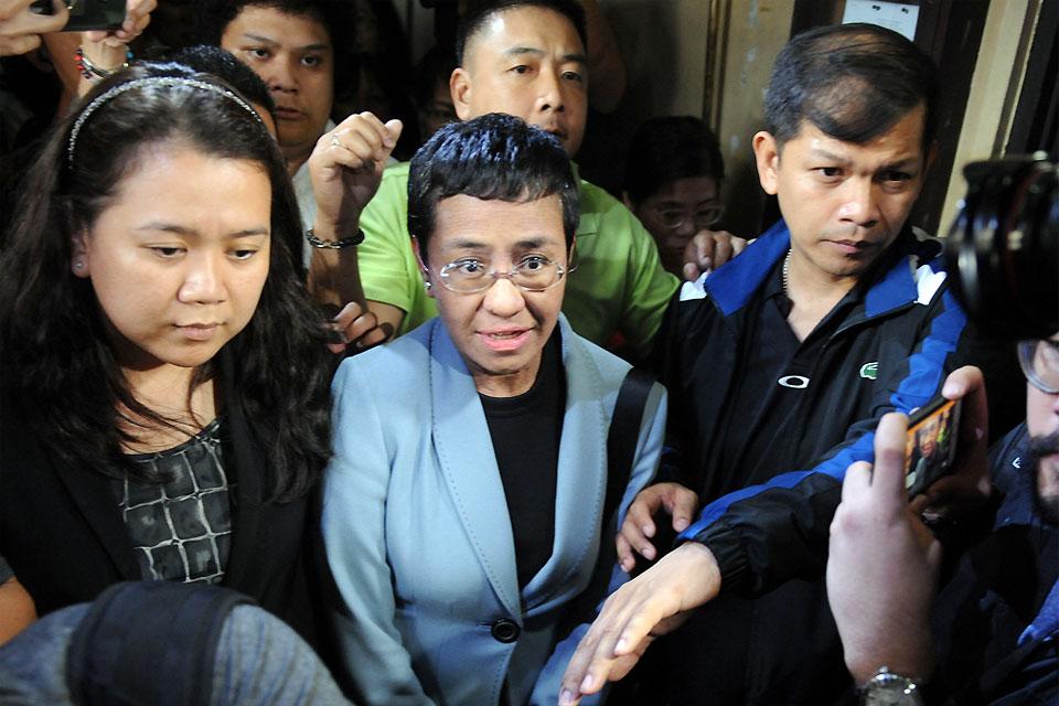 Despite arrest of Ressa, media task force says press freedom alive ...