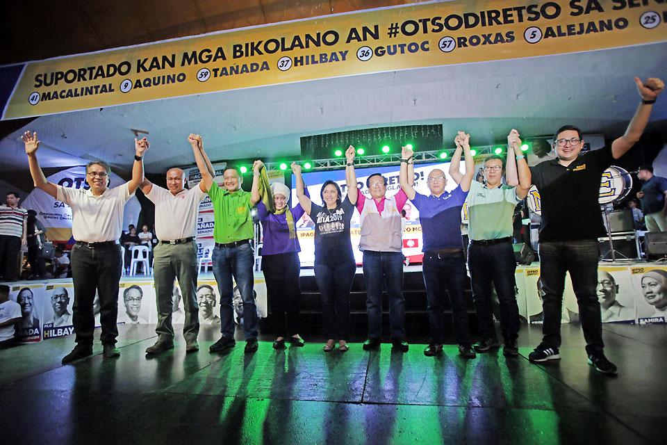 Leni says Duterte's jab vs. Otso Diretso shows candidates have fighting ...