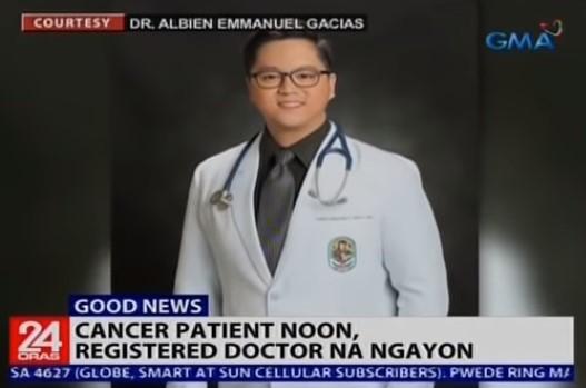 Pinoy cancer survivor ends up being a doctor | GMA News Online