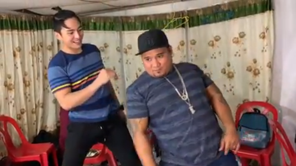 Jak Roberto gets dancing lessons from Dante Gulapa | GMA News Online