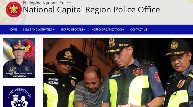NCRPO launches enhanced website | GMA News Online
