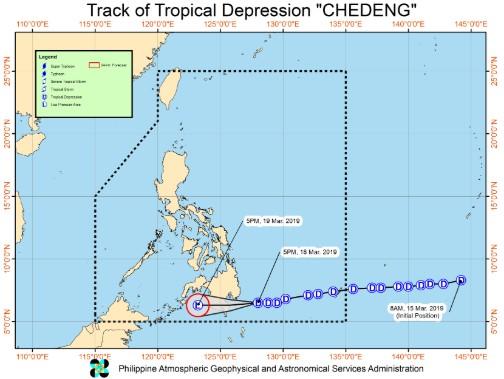 TD Chedeng moves slightly faster as it approaches Davao Oriental | GMA ...