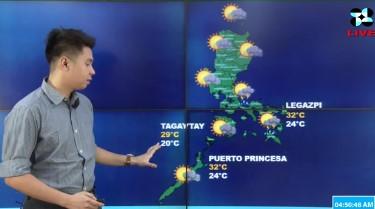 Possible isolated rains in Bicol region, Eastern Visayas due to ...