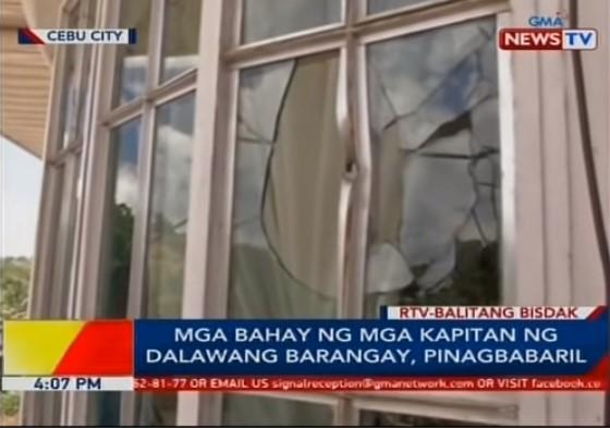 Mga bahay ng 2 barangay chairman sa Cebu, pinaulanan ng bala | Balitambayan Mga bahay ng 2 barangay chairman sa Cebu, pinaulanan ng bala | Balitambayan