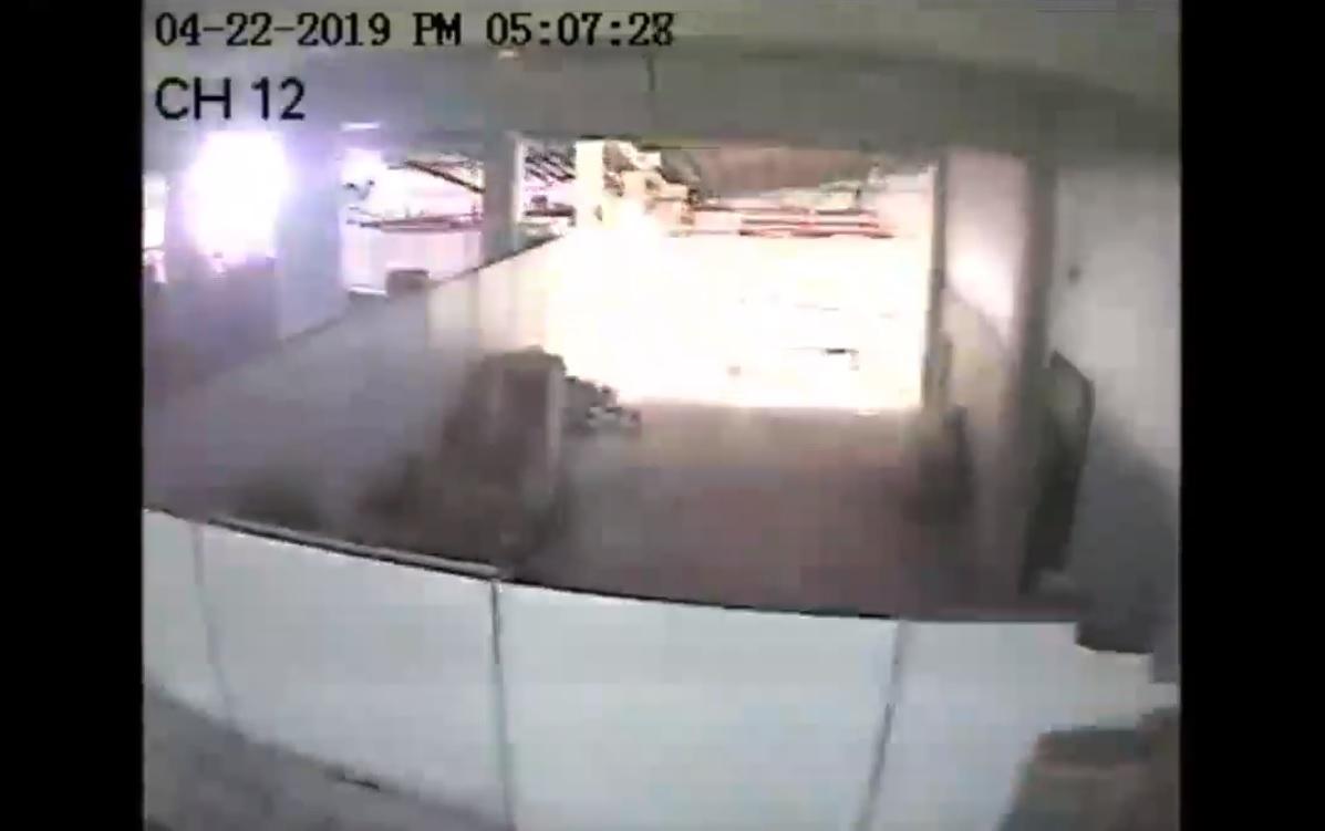 CCTV footage from inside Chuzon mart shows how structure fell | GMA ...