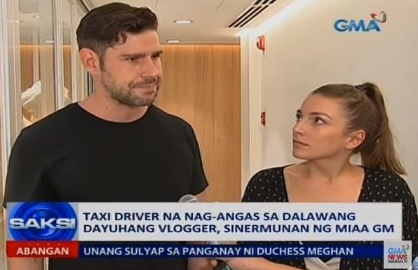 Travel vloggers document ordeal under rude cabbie at NAIA | GMA News Online