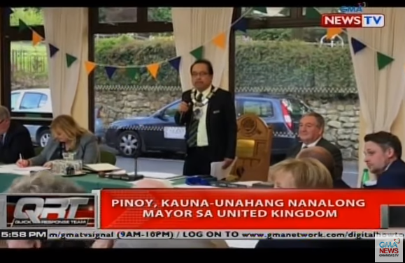 CamSur native is first Pinoy mayor in UK | GMA News Online