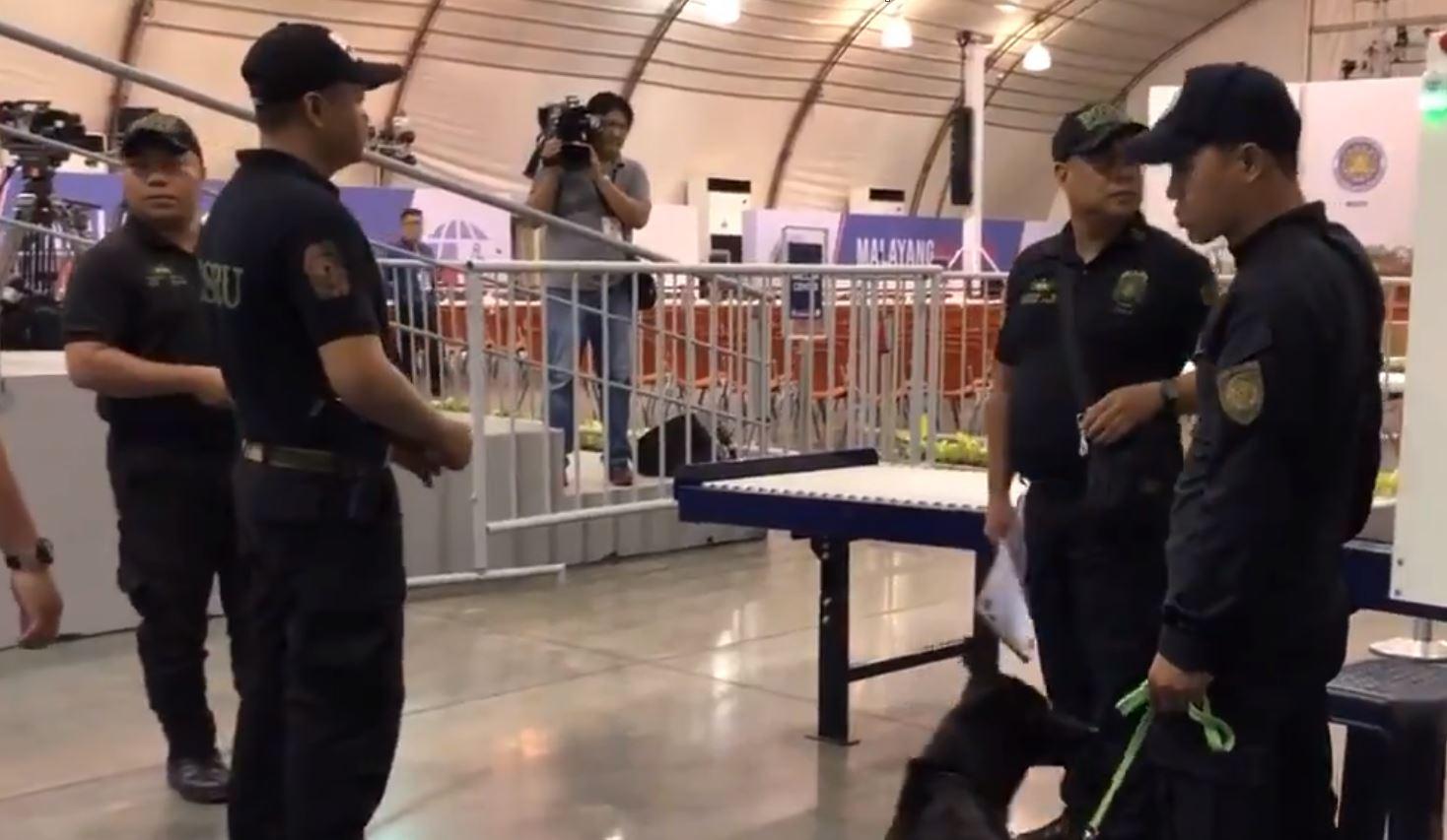 PNP conducts early morning security sweep at the PICC | GMA News Online
