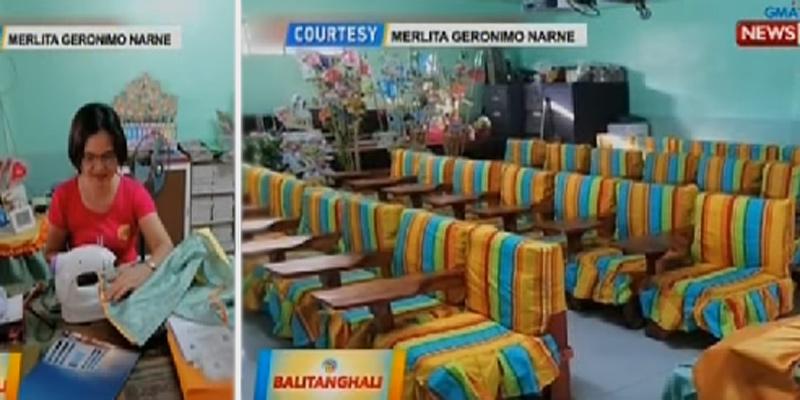 Guro, nag-effort sa pagtahi ng punda at foam para maging komportable sa ...