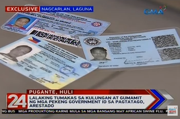 Puganteng gumagamit ng pekeng ID sa pagtatago, arestado | Balitambayan Puganteng gumagamit ng pekeng ID sa pagtatago, arestado | Balitambayan