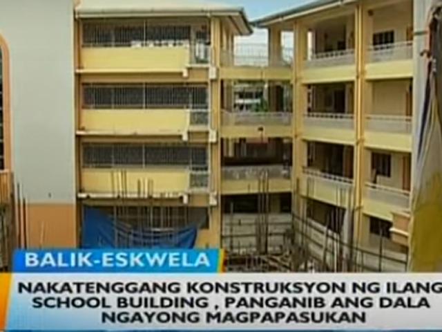 Unfinished school buildings in QC and Antipolo await students | GMA ...