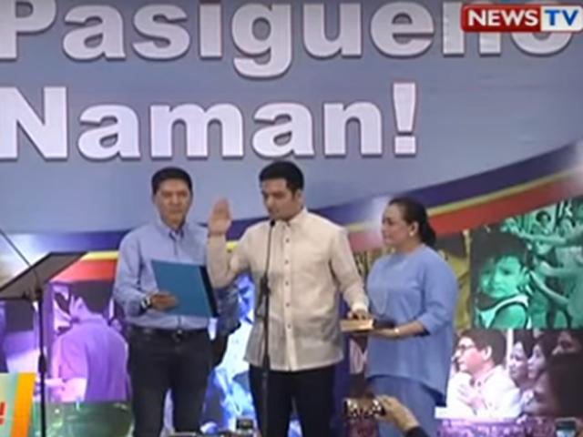 Vico Sotto takes oath as new mayor of Pasig City | GMA News Online