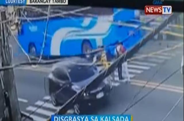Mag-asawang tumatawid sa pedestrian lane, nasagasaan ng jeep na nabangga ng bus; lalaki, patay ...