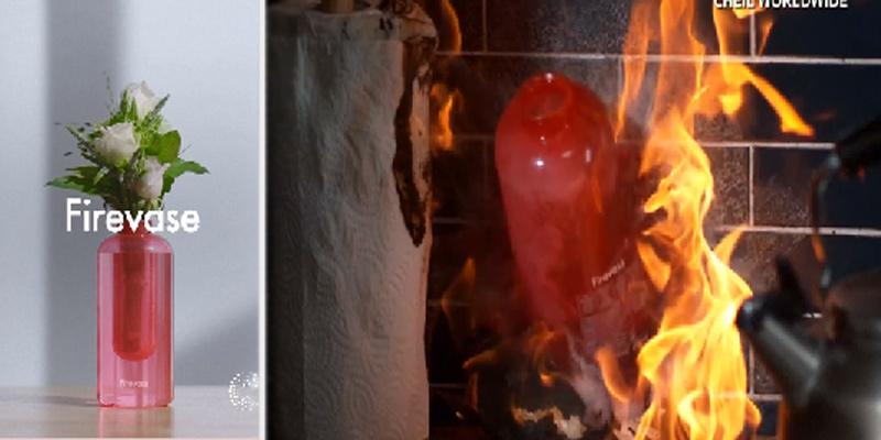 'Flower vase,' ginawang fire extinguisher | Balitambayan