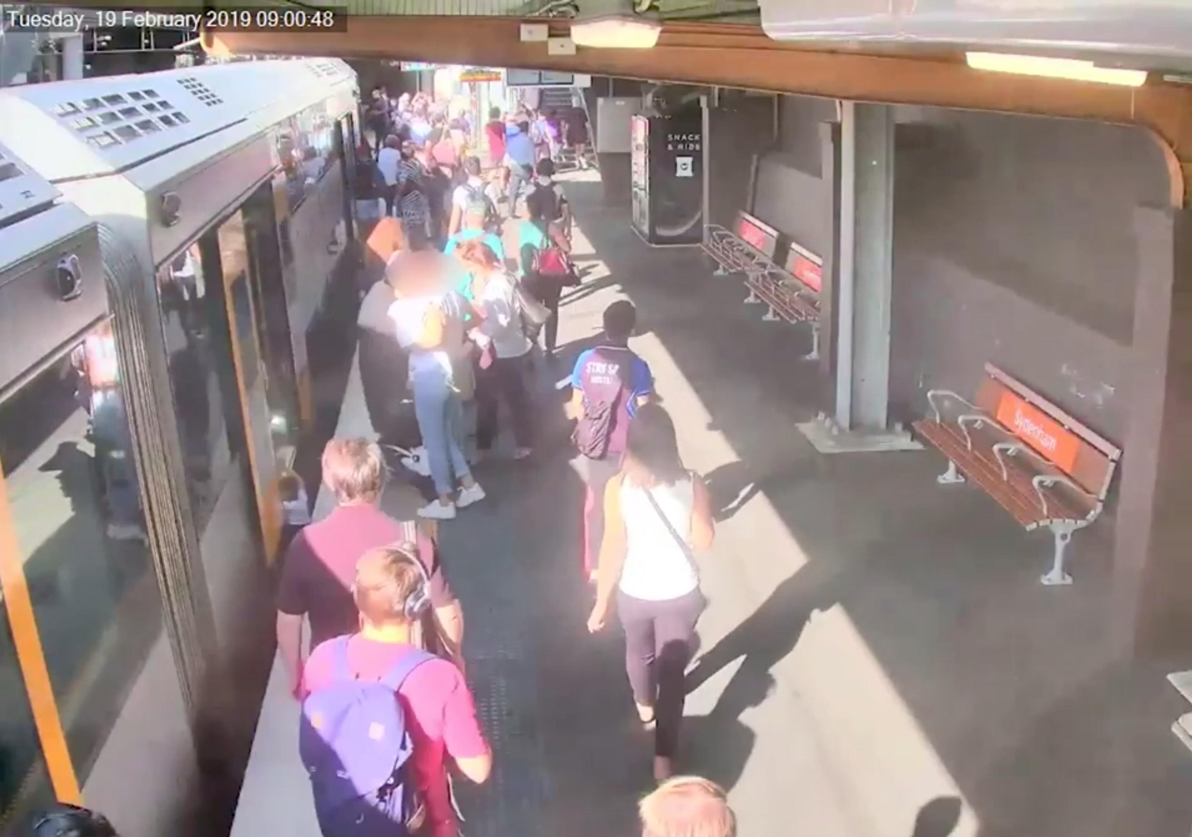 Australia winces at footage of child falling between train and platform ...