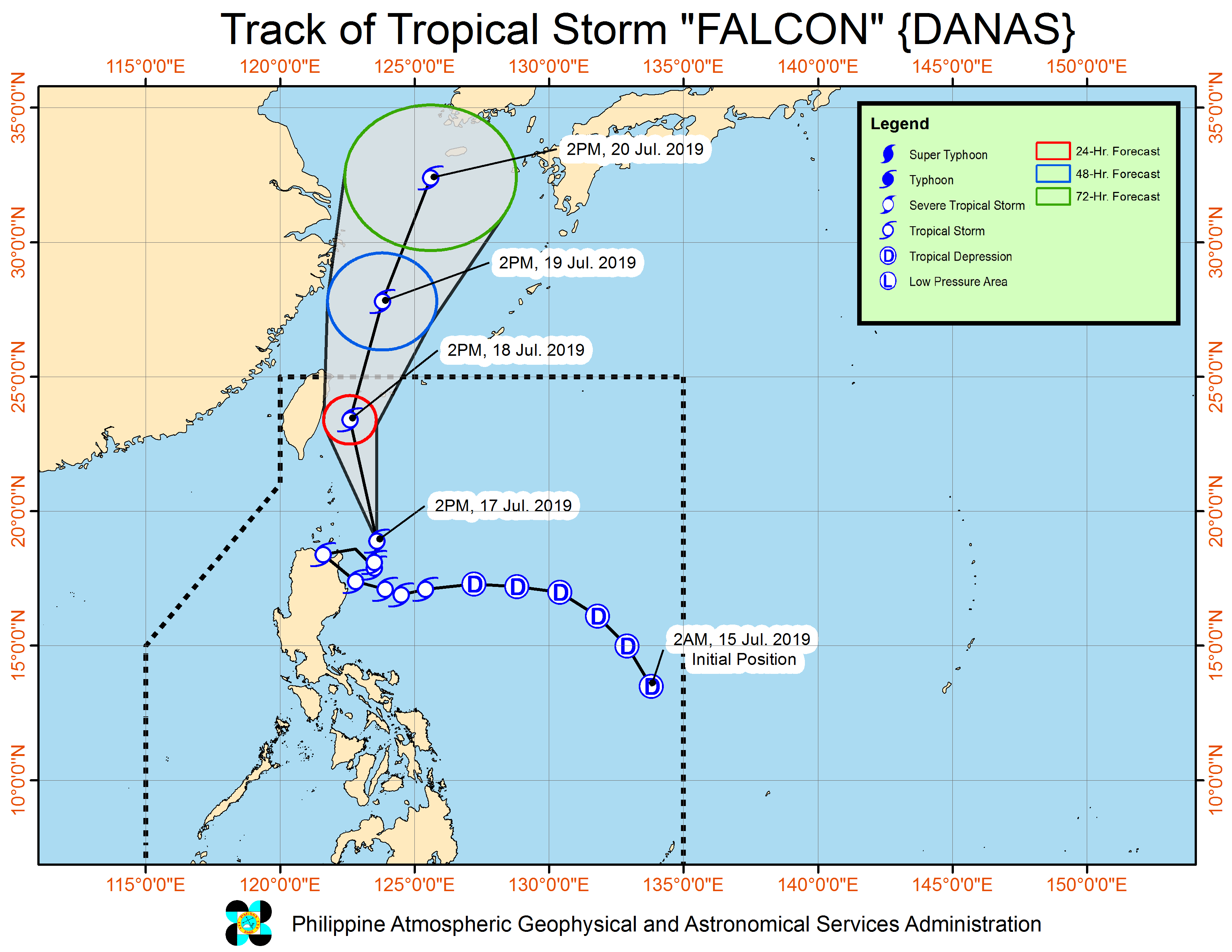 Falcon no longer expected to make landfall, another LPA spotted—PAGASA ...