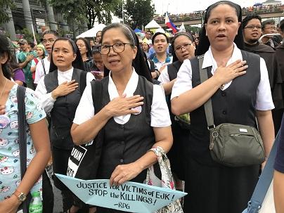 Nuns, priests join counter-SONA protest | GMA News Online