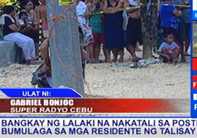 Bangkay ng lalaki iniwang nakatali sa poste sa Talisay City, Cebu | Balitambayan