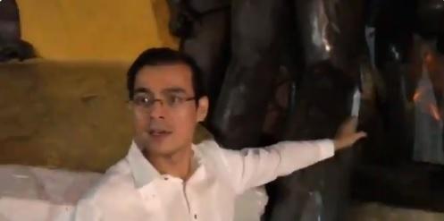 Isko Moreno inspects Bonifacio Shrine where he stepped on poop before ...