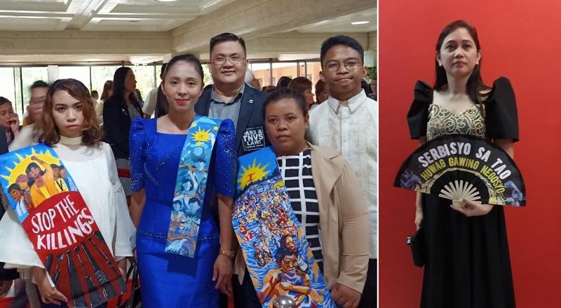 Makabayan solons’ protest items of clothing barred from SONA ...