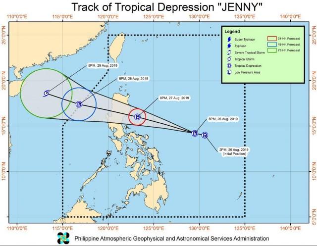 Jenny slightly intensifies, Signal No. 1 up over 20 areas | GMA News Online