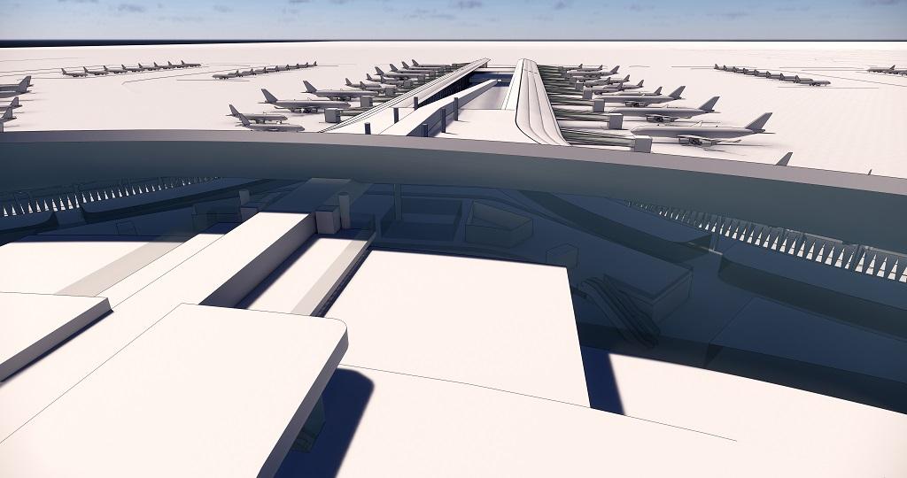 Exterior and interior design studies of San Miguel's Bulacan airport ...