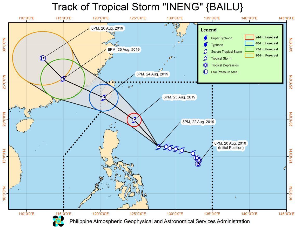 Ineng slightly intensifies; Signal No. 1 raised in 7 areas | GMA News ...