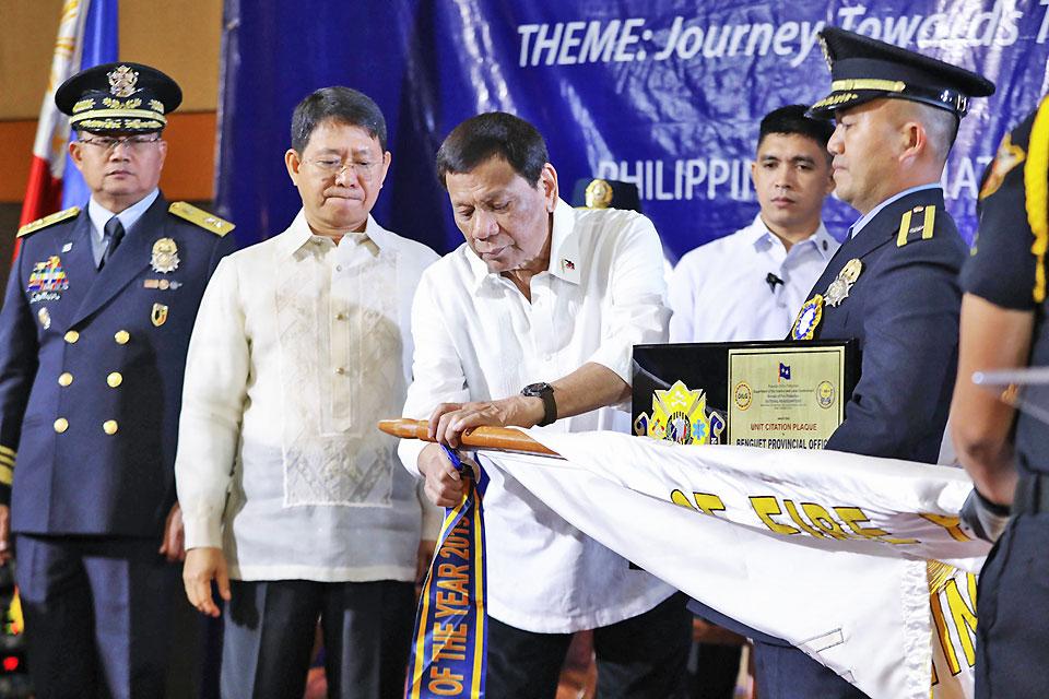 Duterte at 28th BFP anniversary | Photos | GMA News Online