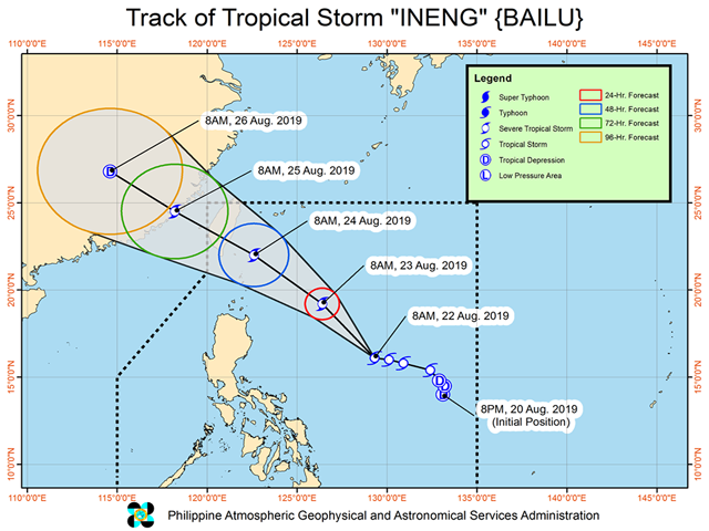 Signal No.1 up in 7 areas as TS Ineng intensifies | GMA News Online