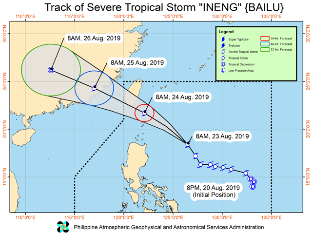 7 areas under storm signals as Ineng slightly accelerates | GMA News Online