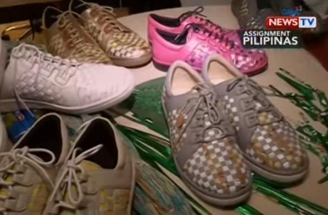 Sapatos na gawang Marikina, mula sa reject na packaging ng chichirya ...