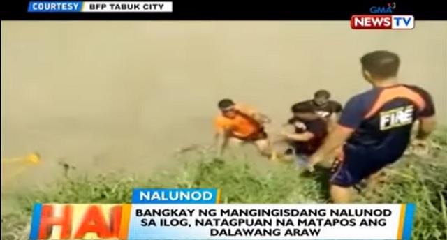 Bangkay ng mangingisdang nalunod sa Kalinga, natagpuan na matapos ang dalawang araw | Balitambayan