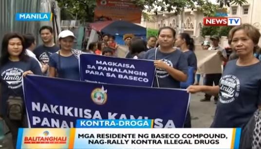 Mga residente ng Baseco Compound, nag-rally kontra sa ilegal na droga ... Mga residente ng Baseco Compound, nag-rally kontra sa ilegal na droga ...