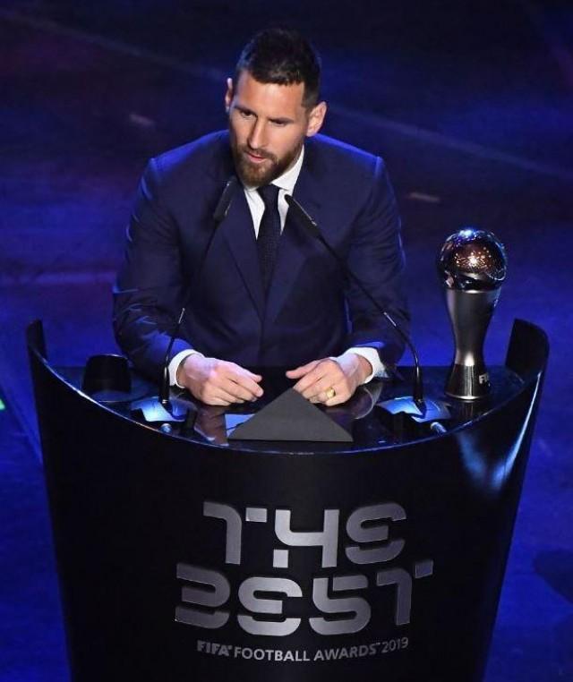 Messi wins best FIFA player of the year for record sixth time