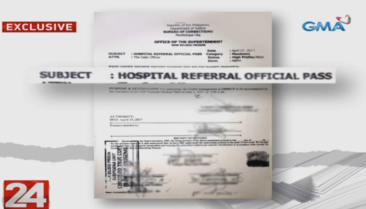 Witness to testify on ‘hospital passes for sale’ arrives in Senate ...