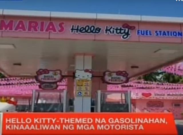 Hello Kitty-themed na gas station sa South Cotabato, kinagigiliwan ...