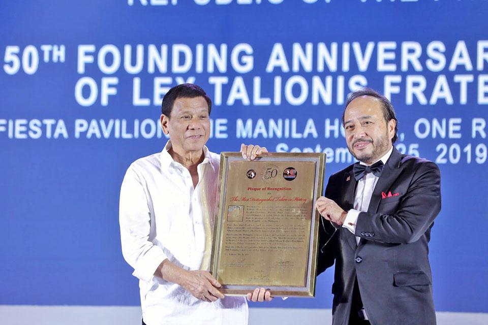 Duterte at Lex Talionis 50th anniversary rites | Photos | GMA News Online