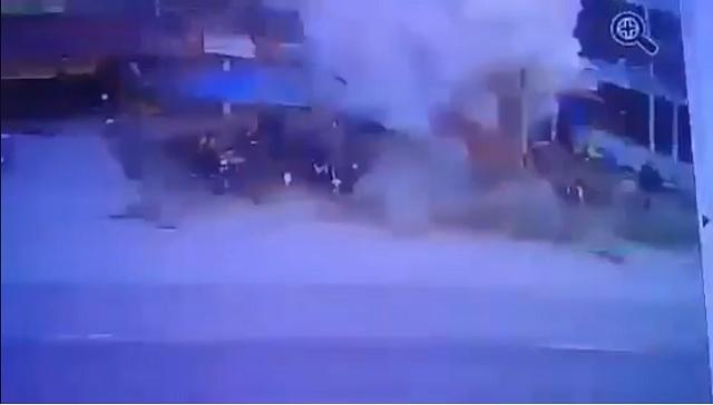 Video captures moment of blast in Isulan, Sultan Kudarat | GMA News Online