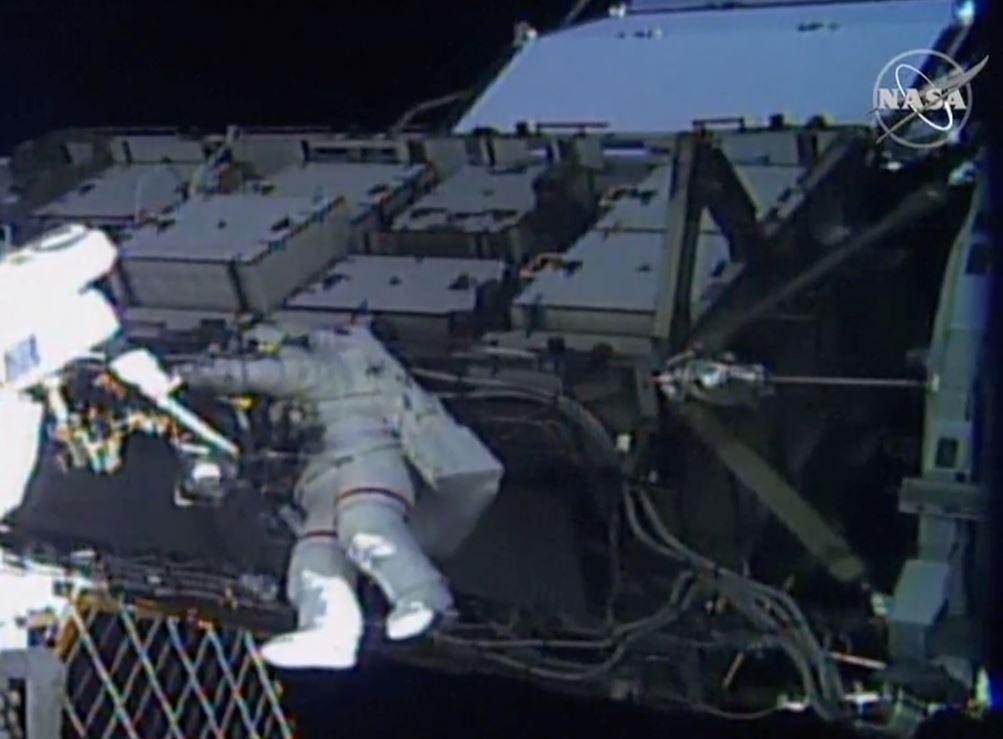 US astronauts embark on the first all-female spacewalk | GMA News Online
