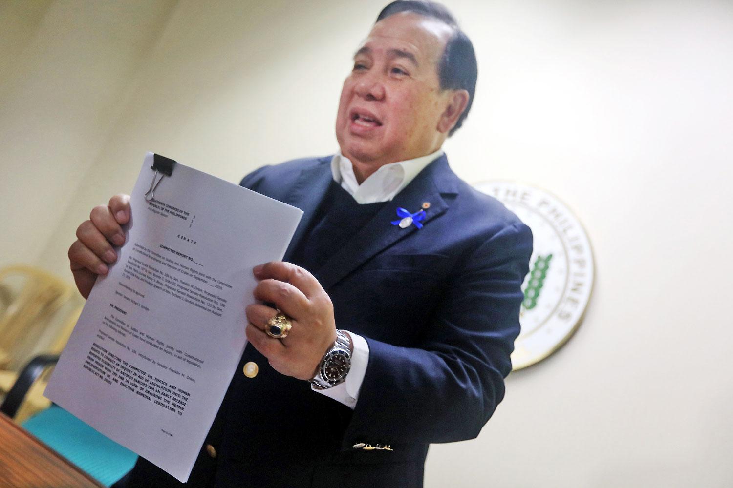 15 senators sign blue ribbon report on ninja cops —Gordon | GMA News Online