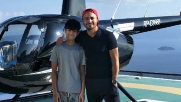 Derek Ramsay shares cute moment with son Austin | GMA News Online