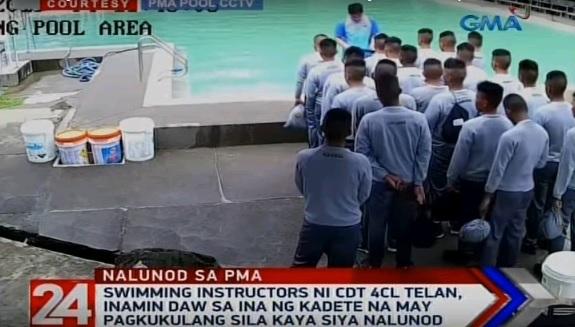 PMA swimming instructors seek forgiveness for cadet's death | GMA News ...