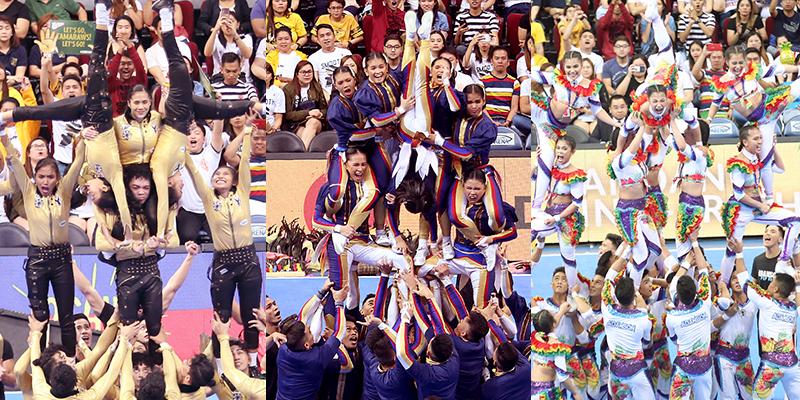 A few amazing pyramids at the UAAP Cheerdance Competition Season 82 ...