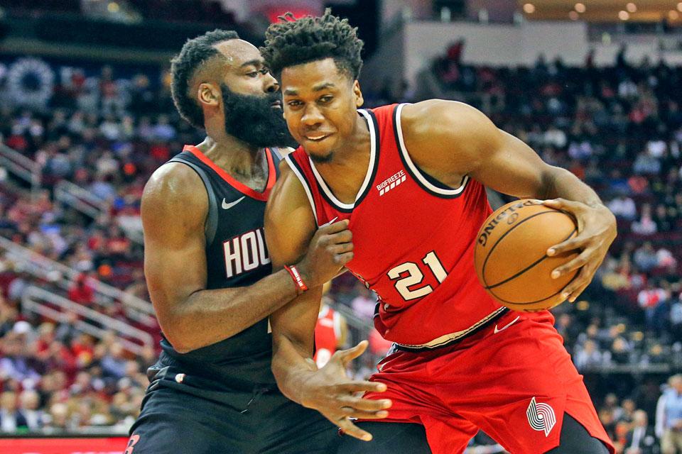 Harden, Westbrook combine for 64 in Rockets’ rout vs. Blazers | GMA ...