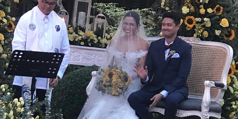Aicelle Santos and Mark Zambrano tie the knot in garden ceremony | GMA ...