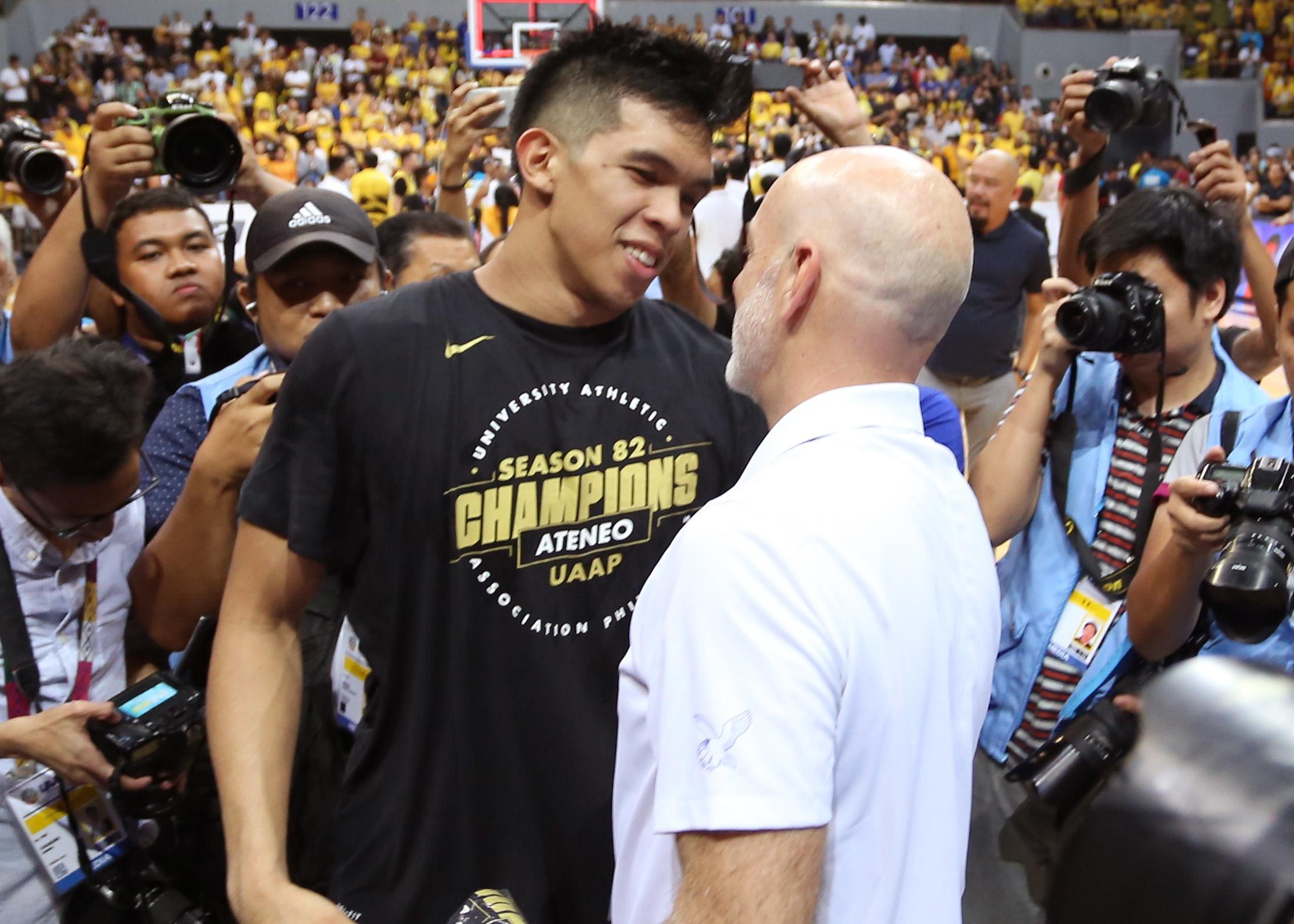 Ateneo Blue Eagles celebrate perfect season | Photos | GMA News Online