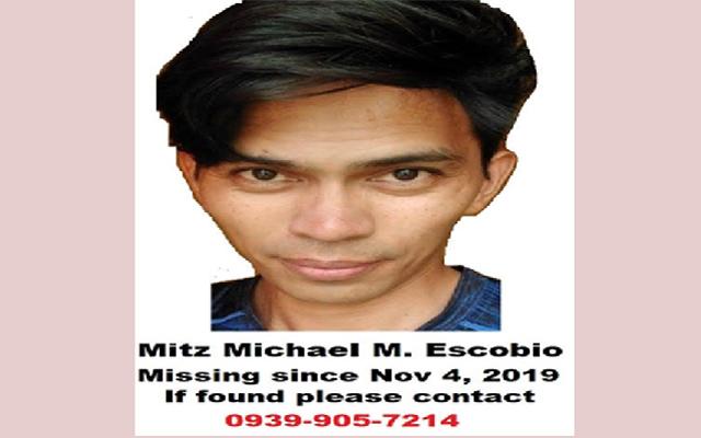 MISSING PERSON: Mitz Michael Escobio | GMA News Online