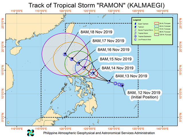 7 areas under Signal No. 1 as Ramon intensifies into tropical storm ...