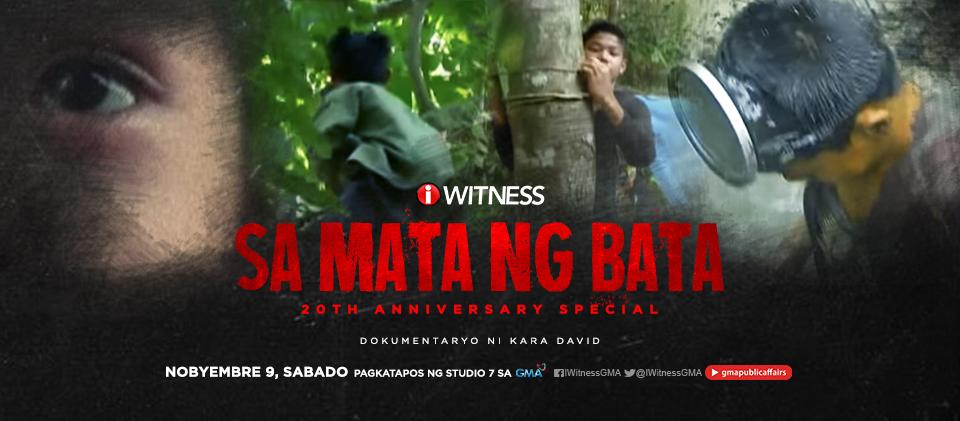 I-Witness 20th Anniversary presents: 'Sa Mata ng Bata,' dokumentaryo ni ...